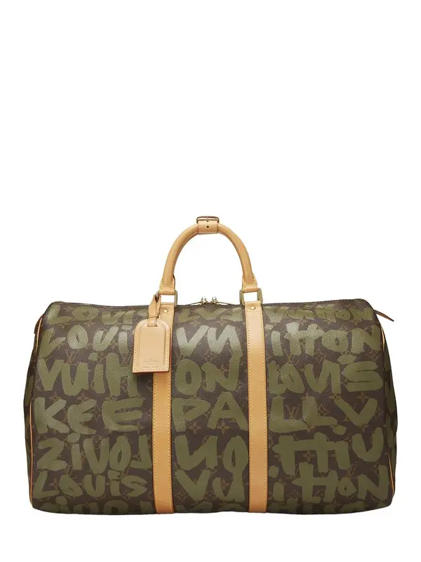LOUIS VUITTON Stephen Sprouse Monogram Graffiti Keepall 50 - Green