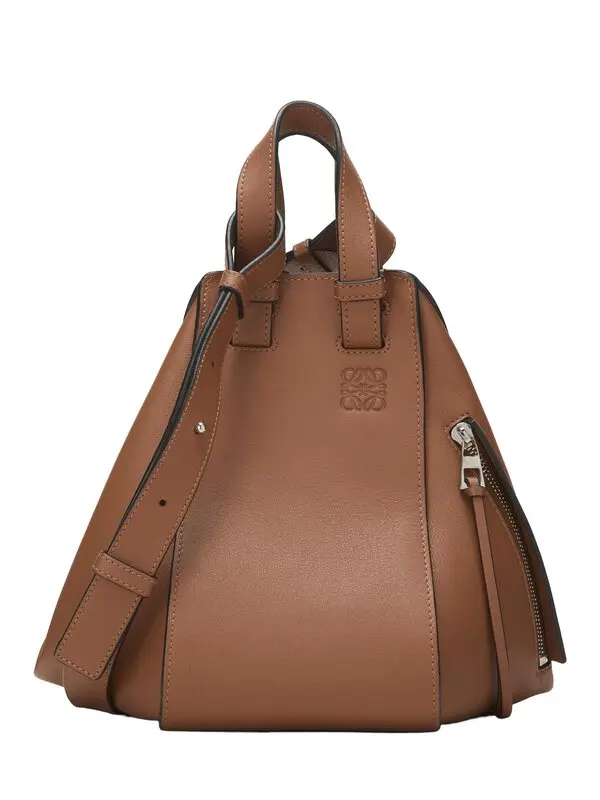 Loewe Calfskin Hammock Bag - Brown