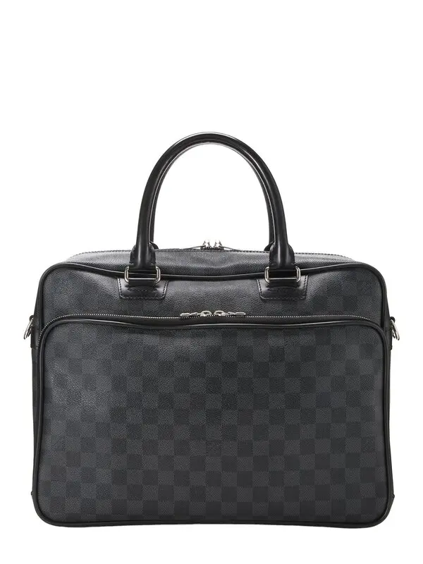 LOUIS VUITTON Damier Graphite Icare Briefcase - Black