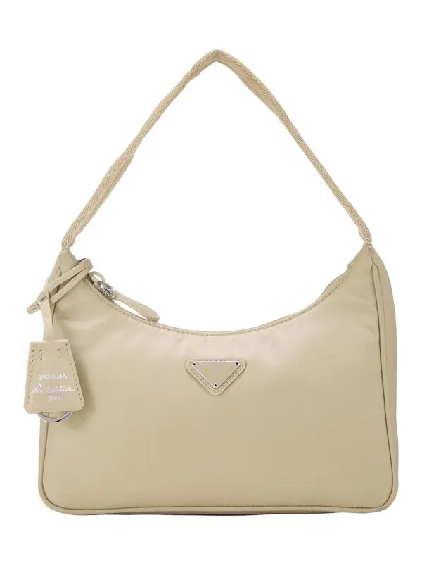 Prada Tessuto Re-edition 2000 Hobo - Beige