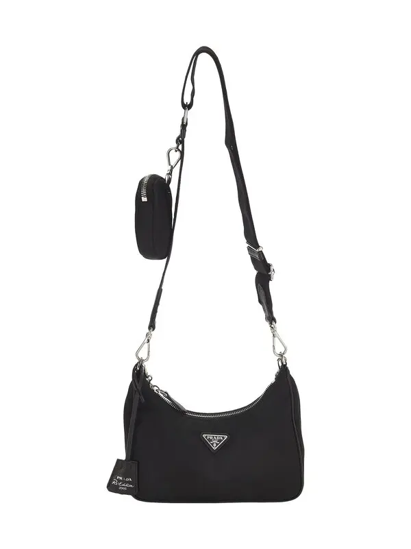 Prada Tessuto Re-edition 2005 Hobo - Black