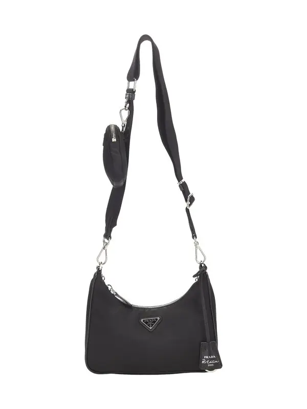 Prada Tessuto Re-edition 2005 Hobo - Black