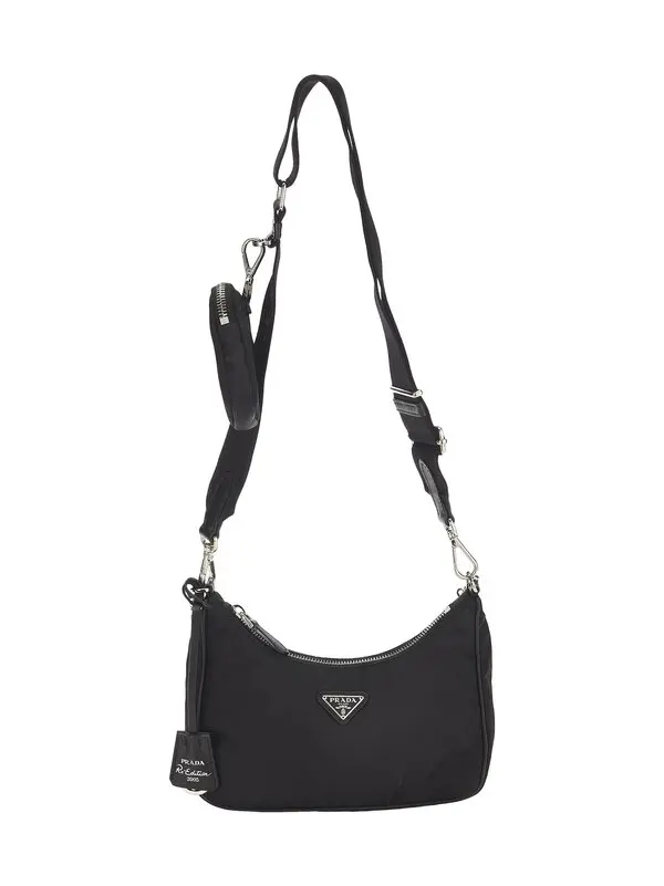 Prada Tessuto Re-edition 2005 Hobo - Black