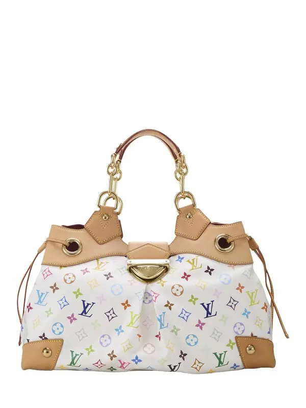 LOUIS VUITTON Takashi Murakami Monogram Multicolore Ursula - White