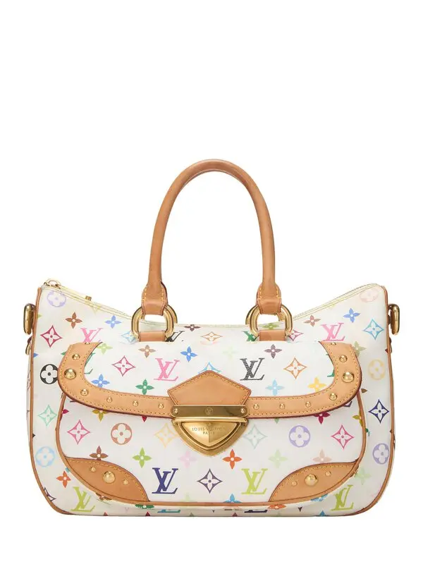 LOUIS VUITTON Takashi Murakami Monogram Multicolore Rita - White