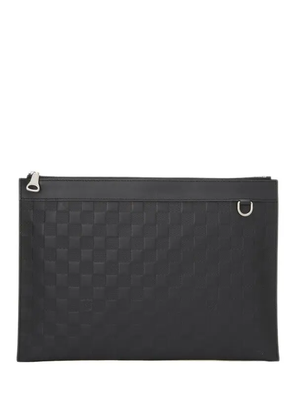 LOUIS VUITTON Damier Infini Apollo Pochette - Black