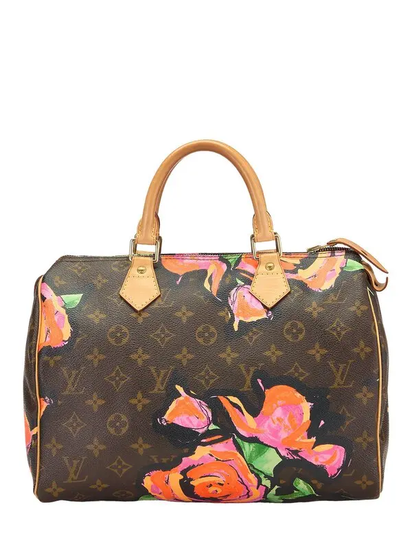 LOUIS VUITTON Stephen Sprouse Monogram Roses Speedy 30 - Brown