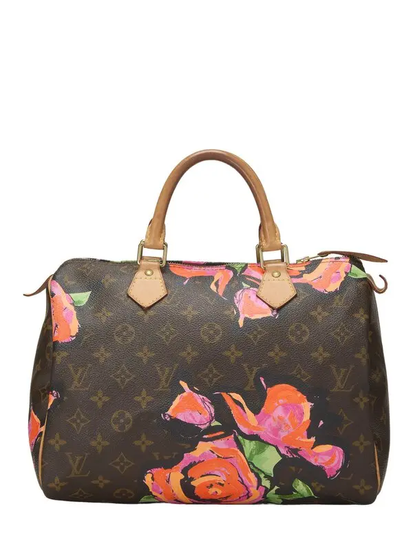 LOUIS VUITTON Stephen Sprouse Monogram Roses Speedy 30 - Brown