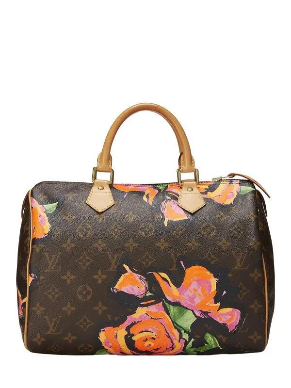 LOUIS VUITTON Stephen Sprouse Monogram Roses Speedy 30 - Brown
