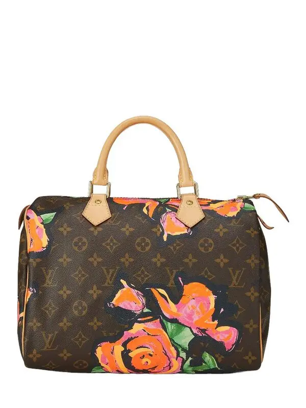 LOUIS VUITTON Stephen Sprouse X Monogram Roses Speedy 30 - Brown