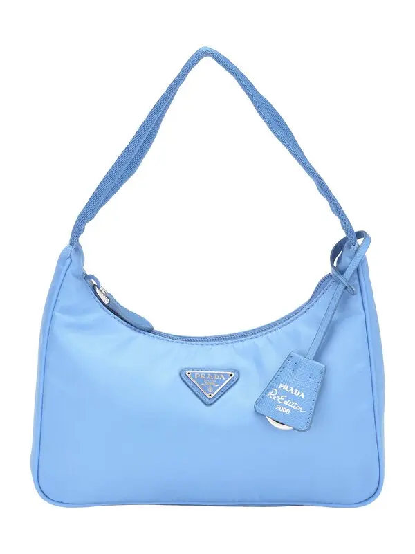 Prada Tessuto Re-edition 2000 Hobo - Blue