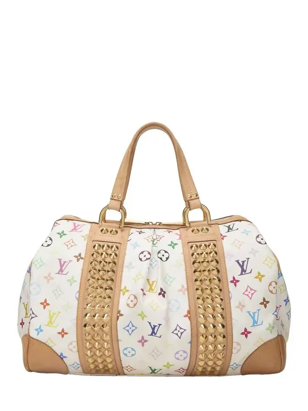 LOUIS VUITTON Takashi Murakami Monogram Multicolore Courtney - White