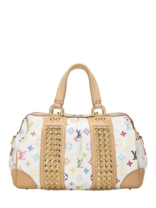 LOUIS VUITTON Takashi Murakami Monogram Multicolore Courtney - White