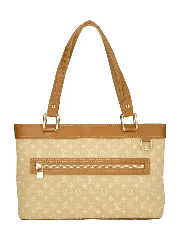 LOUIS VUITTON Monogram Mini Lin Lucille - Beige