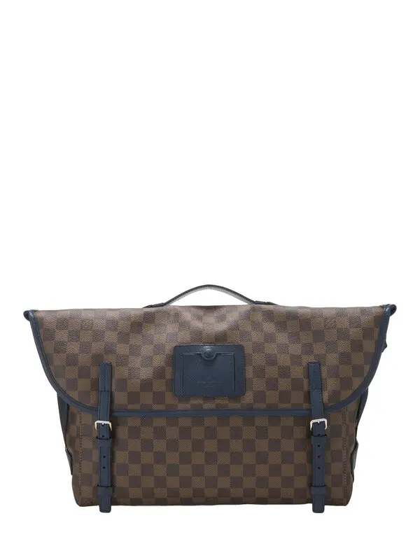 LOUIS VUITTON Damier Ebene Besace - Blue