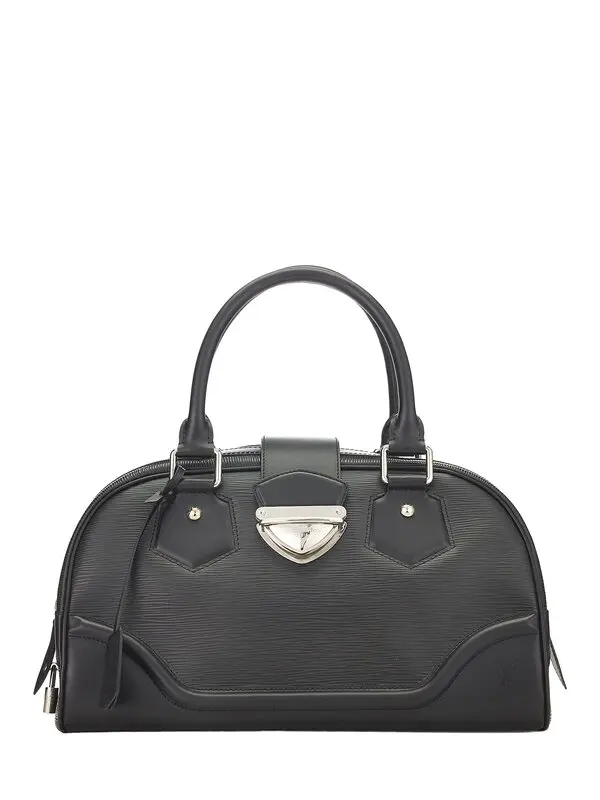 LOUIS VUITTON Epi Bowling Montaigne - Black