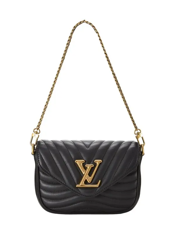 LOUIS VUITTON New Wave Shoulder Bag - Black