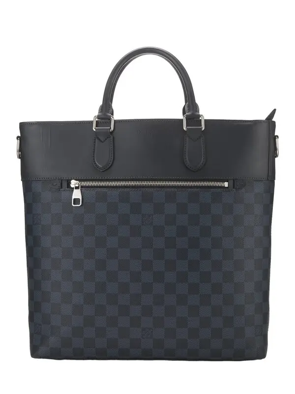 LOUIS VUITTON Damier Cobalt Newport Tote - Blue