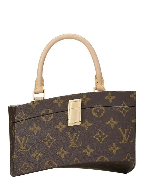 LOUIS VUITTON Frank Gehry Monogram Canvas Twisted Box - Brown