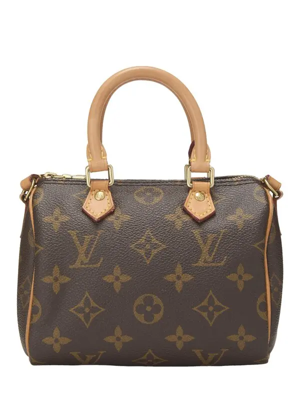 LOUIS VUITTON Monogram Speedy Nano - Brown