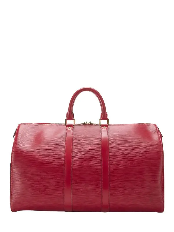 LOUIS VUITTON Epi Keepall 45 - Red