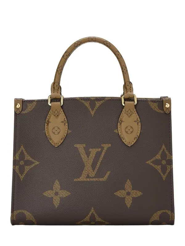 LOUIS VUITTON Monogram Reversed Giant On The Go - Brown