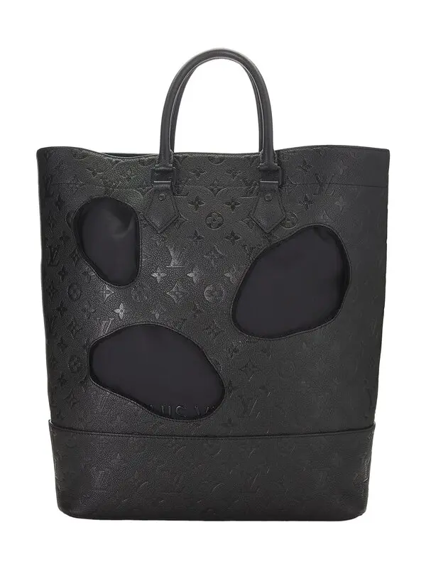 LOUIS VUITTON Monogram Empreinte Tote Bag - Black