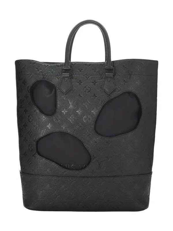 LOUIS VUITTON Monogram Empreinte Tote Bag - Black