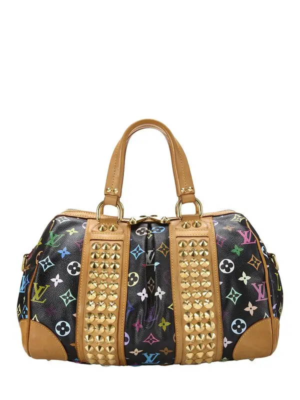 LOUIS VUITTON Takashi Murakami X Monogram Multicolore Courtney - Black