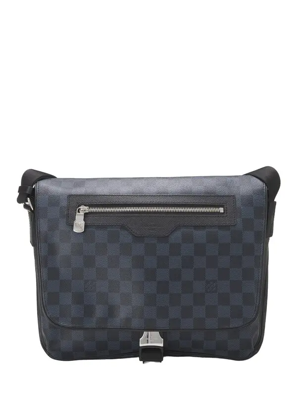 LOUIS VUITTON Damier Cobalt Match Point Messenger - Blue