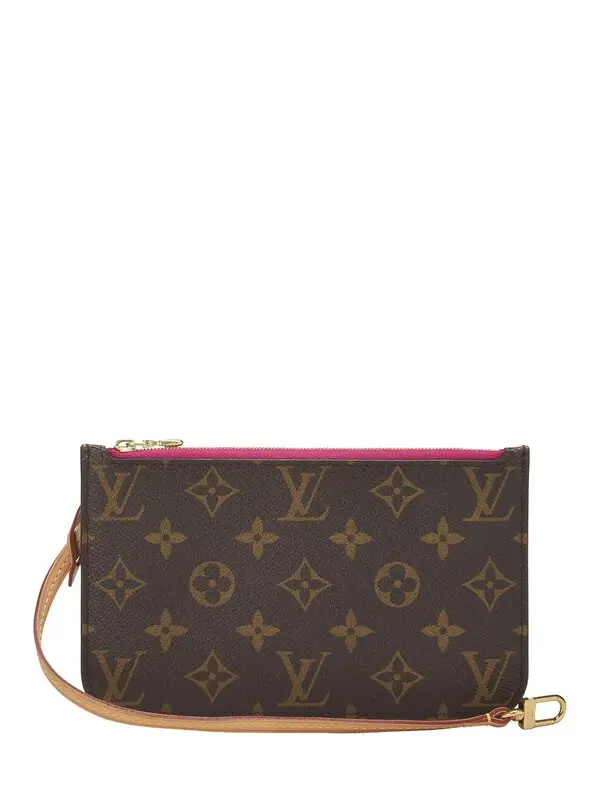 LOUIS VUITTON Monogram Neverfull Pouch - Pink