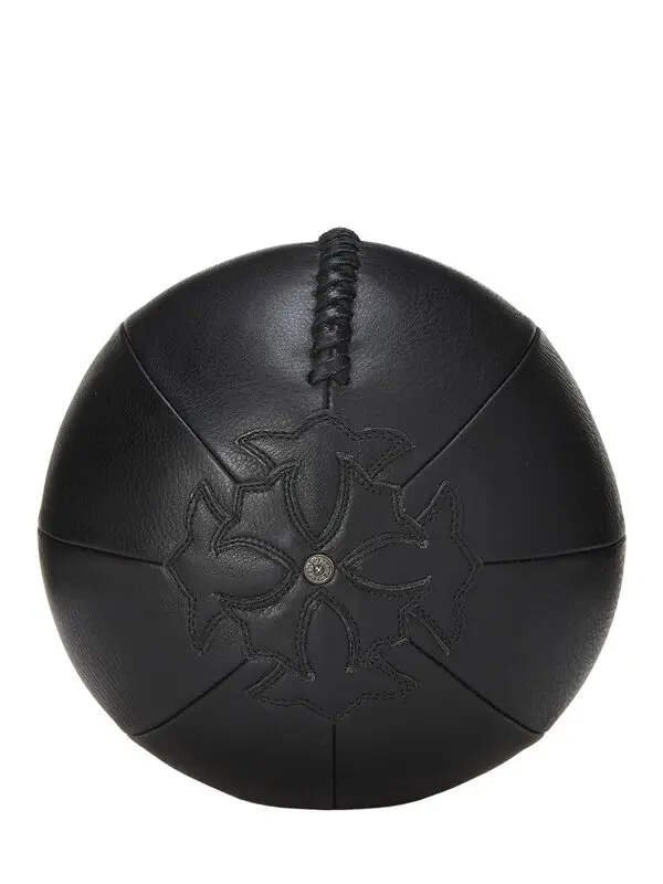 Chrome Hearts Leather Medicine Ball - Black