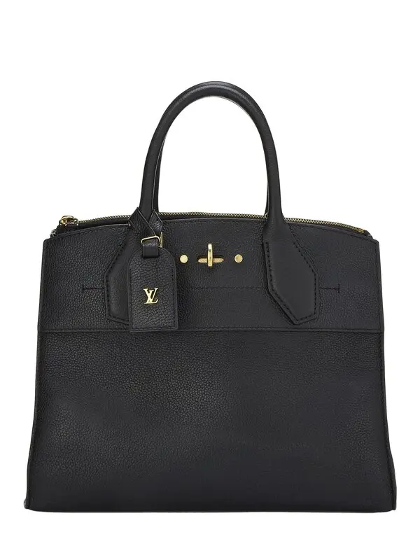LOUIS VUITTON Calfskin City Steamer - Black