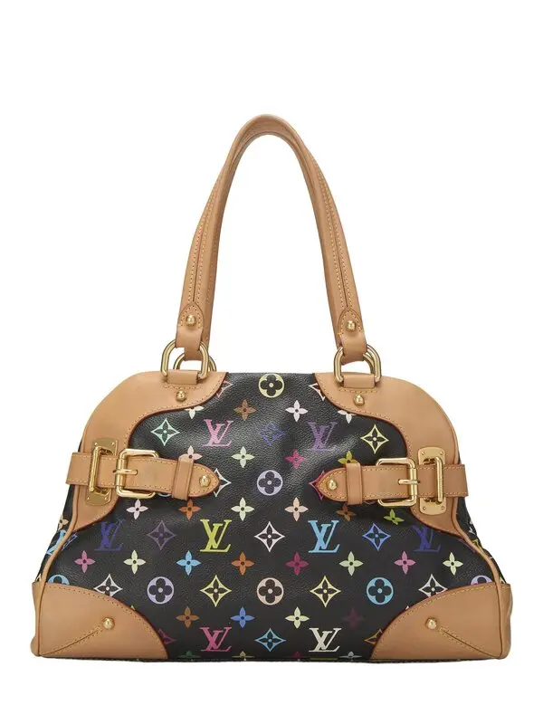 LOUIS VUITTON Takashi Murakami Monogram Multicolore Claudia - Black