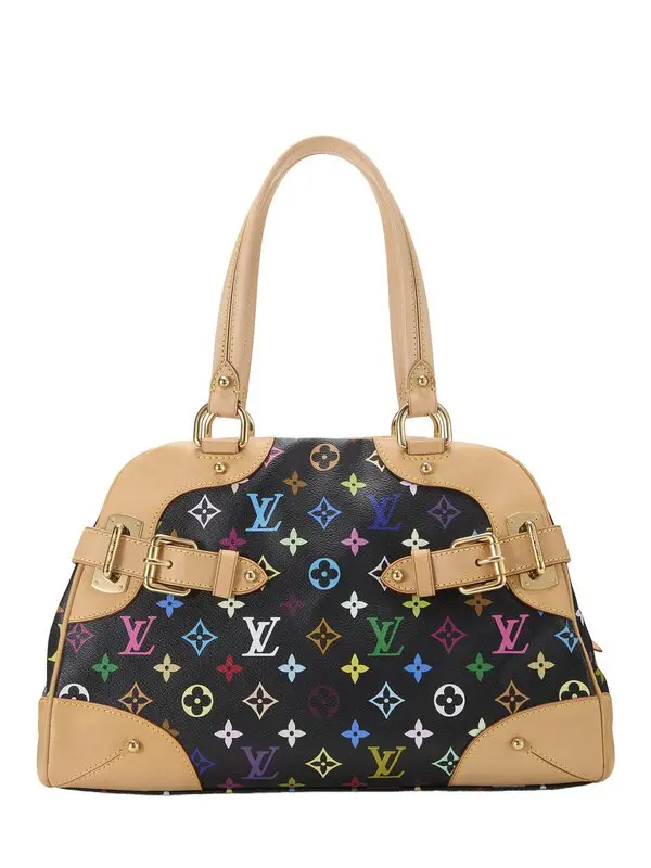 LOUIS VUITTON Takashi Murakami Monogram Multicolore Claudia - Black