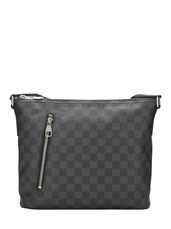 LOUIS VUITTON Damier Graphite Mick - Black