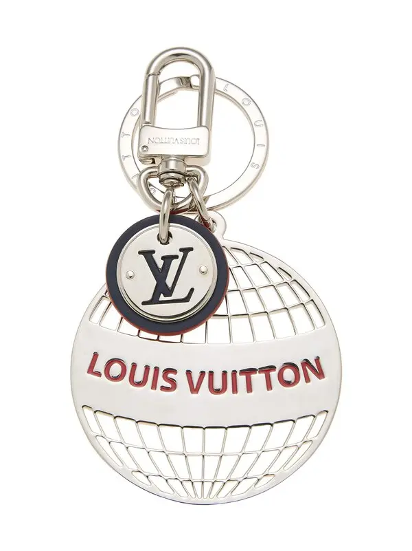 LOUIS VUITTON Globe League Bag Charm - Silver