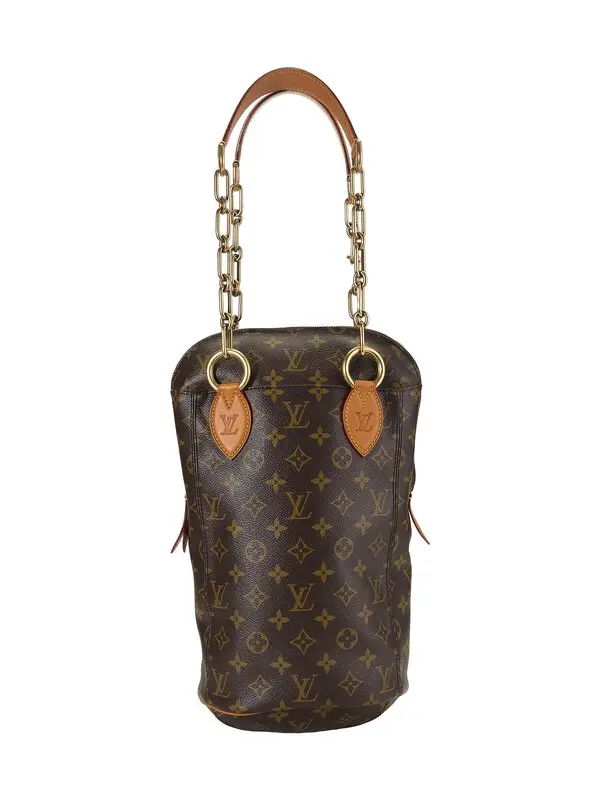 LOUIS VUITTON Karl Lagerfeld Iconoclasts Collection Punching Bag - Brown