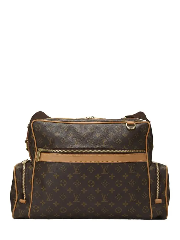 LOUIS VUITTON Monogram Sac Squash Messenger Bag - Brown