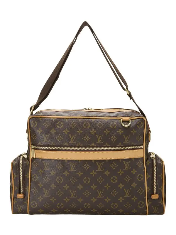 LOUIS VUITTON Monogram Sac Squash Messenger Bag - Brown