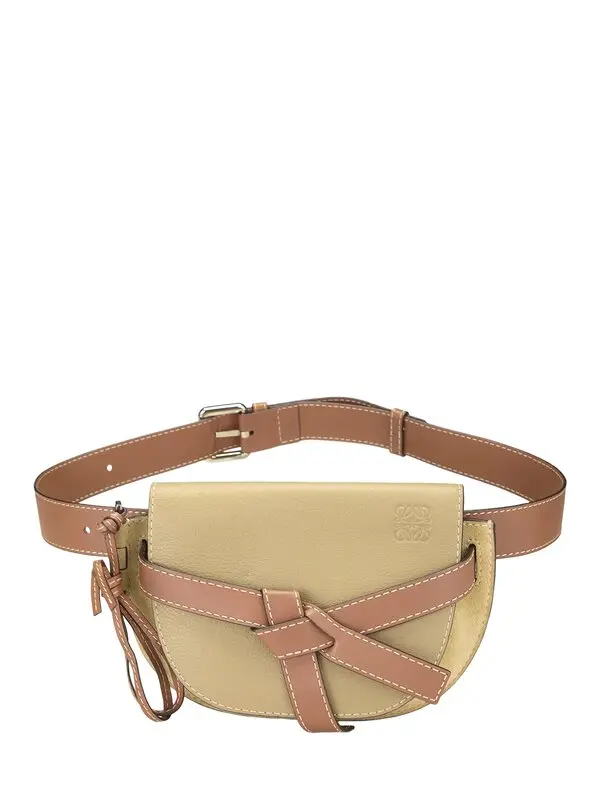Loewe Calfskin Gate Bag - Beige