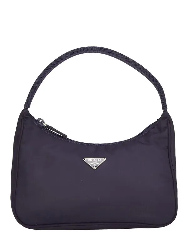 Prada Tessuto Hobo Bag - Purple