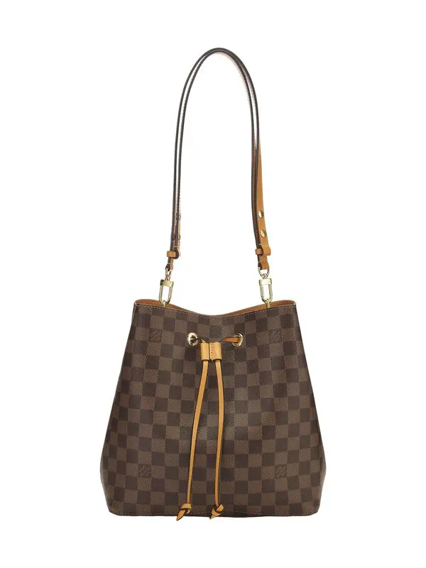 LOUIS VUITTON Damier Ebene Neo Noé Bucket Bag - Brown