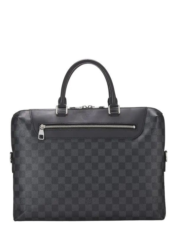 LOUIS VUITTON Damier Cobalt Porte-documents Jour Nm - Black