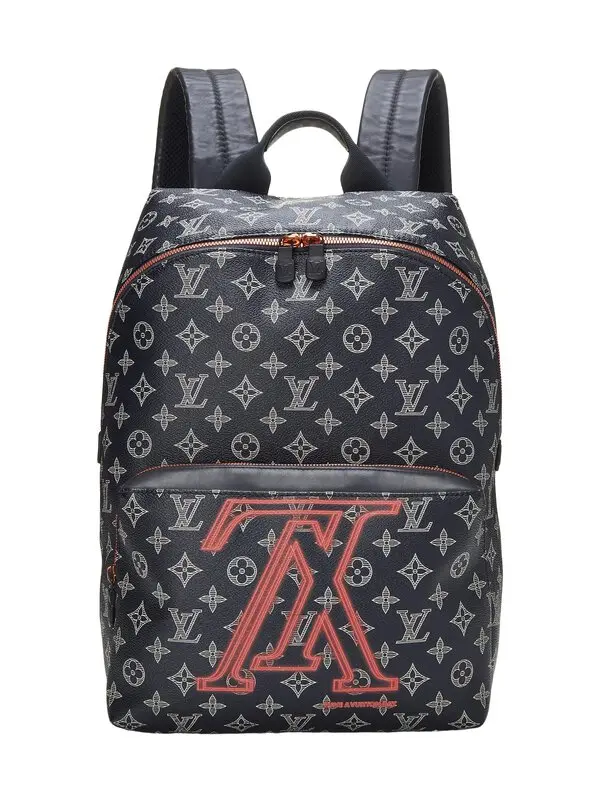 LOUIS VUITTON Upside Down Monogram Apollo Backpack - Navy