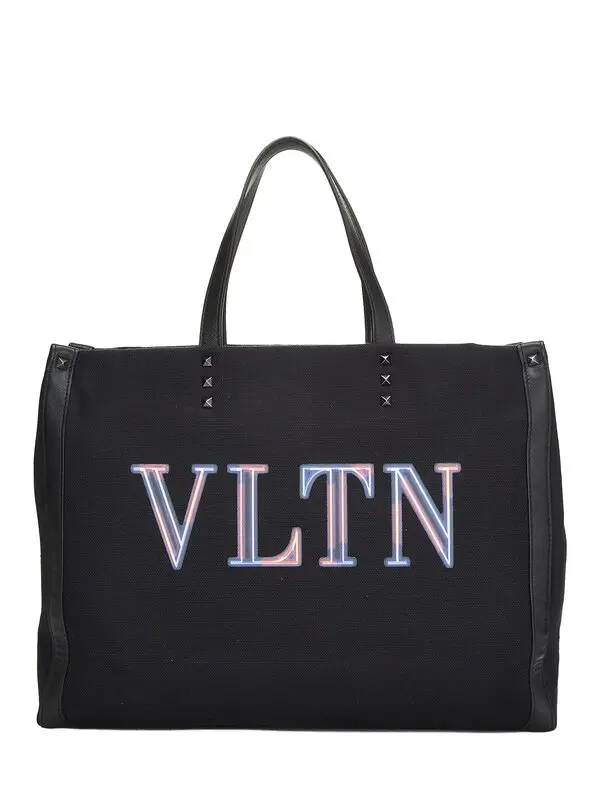 Valentino Garavani Vltn Shopper Tote - Black