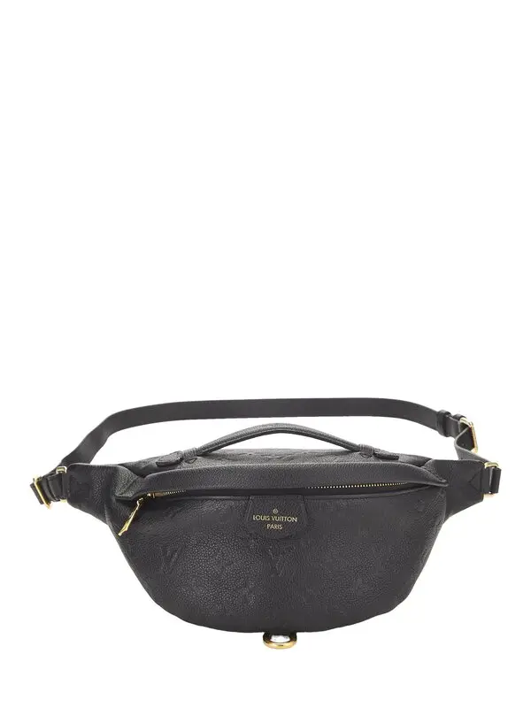 LOUIS VUITTON Monogram Empreinte Bumbag - Black