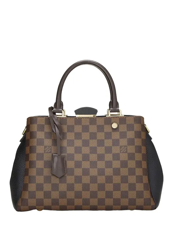 LOUIS VUITTON Damier Ebene Brittany - Brown