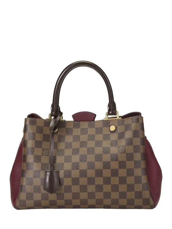 LOUIS VUITTON Damier Ebene Brittany - Burgundy