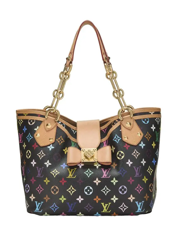 LOUIS VUITTON Takashi Murakami Monogram Multicolore Annie - Black